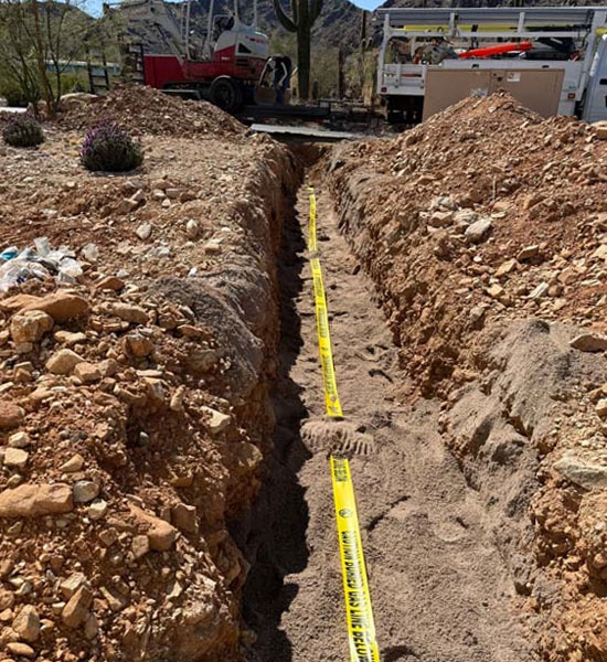 Gas Sleeve Installation | Gas Conduit Trenching in Phoenix AZ